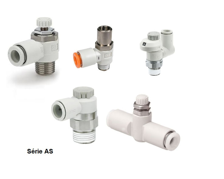 (AS2201F-U02-08A) VALVULA AUX. DE CONTROLE DE VAZAO - SERIE AS_2_1F